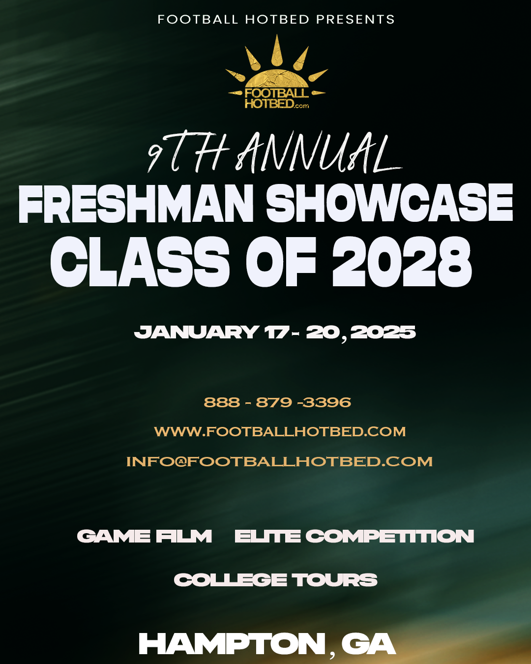 National HIgh School Showcases by Football Hotbed Tackle All-Star Game
