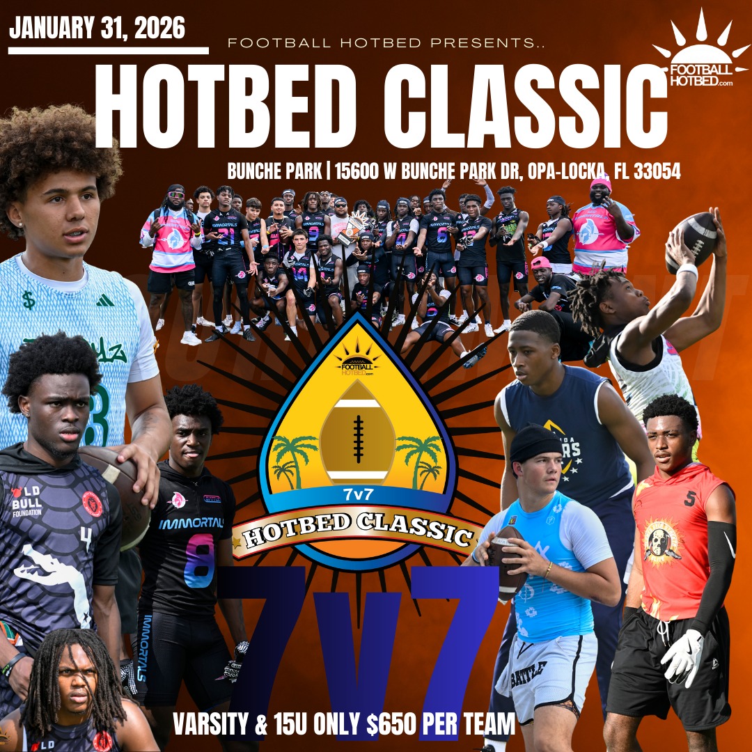 10th Annual Hotbed Classic 7v7 Tournament | January 31, 2026 - Football ...